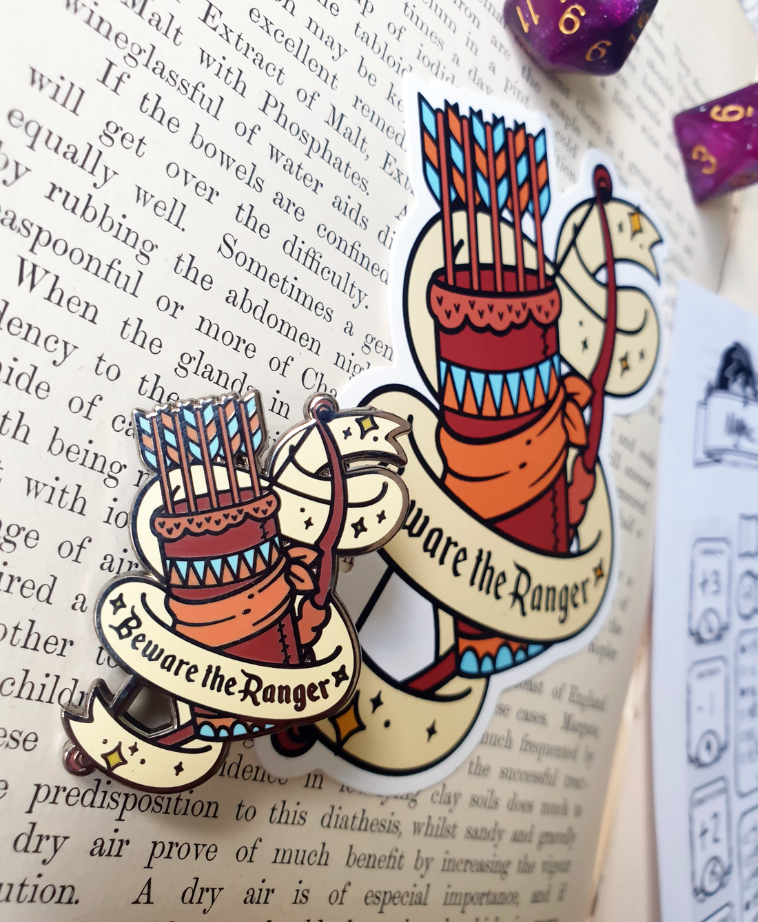 Beware The Ranger Enamel Pin – mythicalstudios